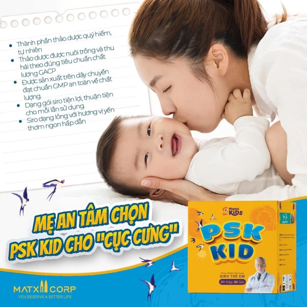 Siro PSK Kid - Tăng đề kháng cho Trẻ, giúp bé ăn ngon