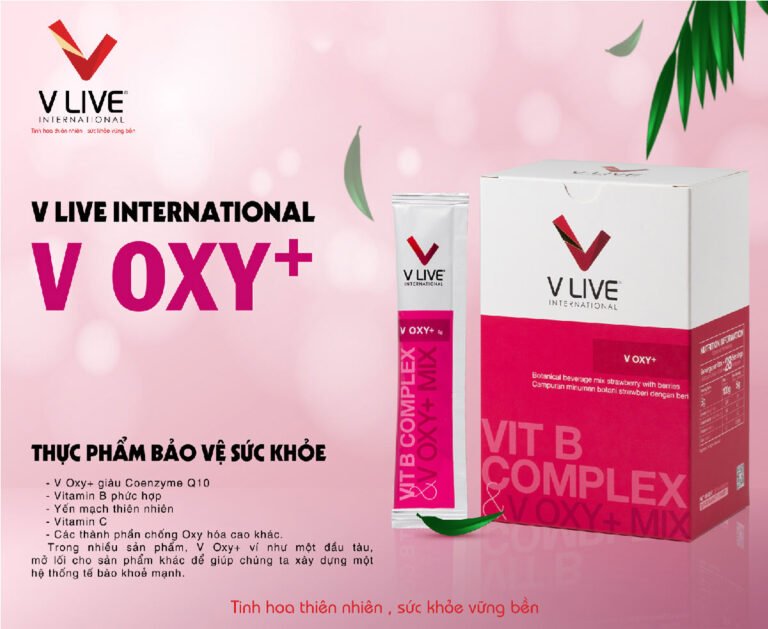 Bộ 3 sản phẩm Bảo Vệ Sức Khỏe VLive International V-Oxy+, V-Trition, V ...