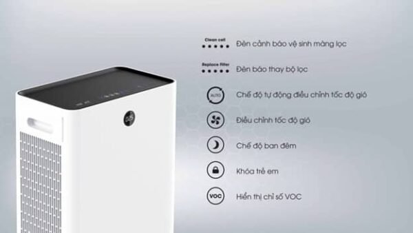 Máy lọc không khí Mutosi MAP-801H-UV - Eshop Khỏe Đẹp